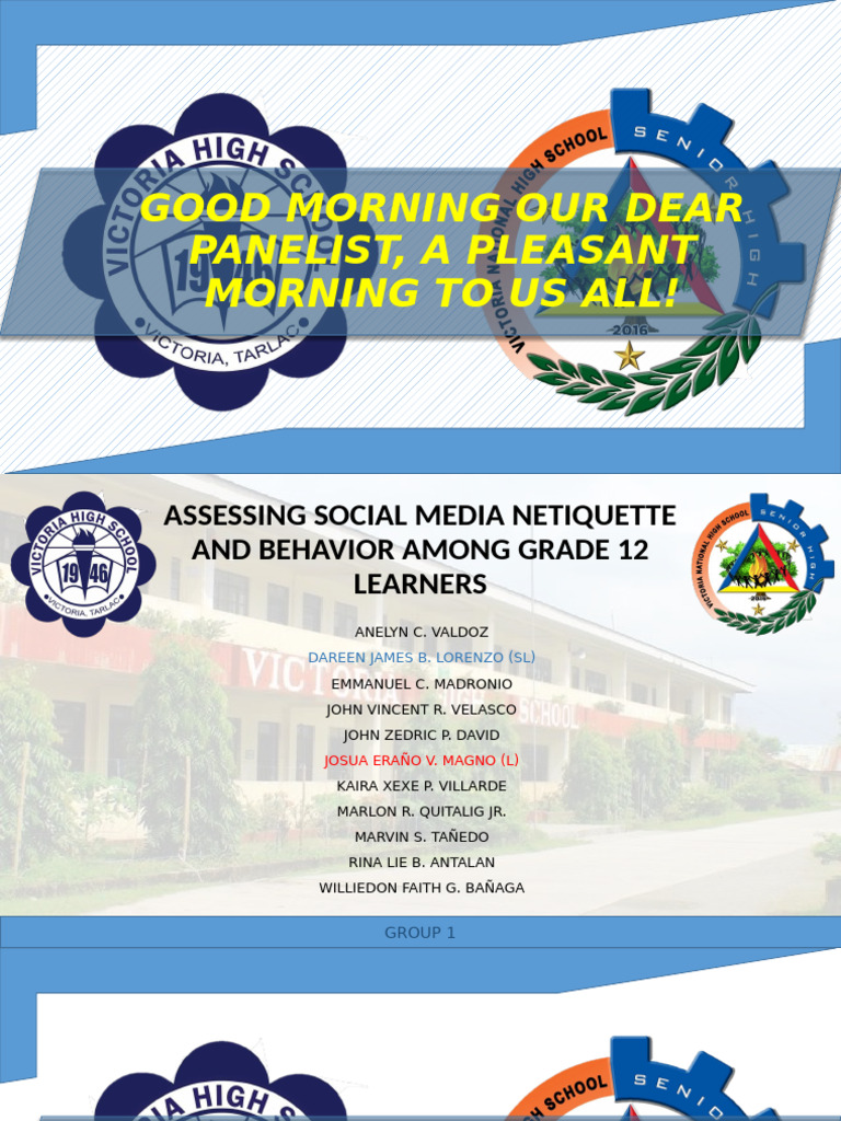 Group 1 PPT 3i by Dareen | PDF | Survey Methodology | Social Media