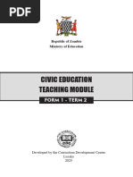 Civic - Education - Form 1 Notes | PDF