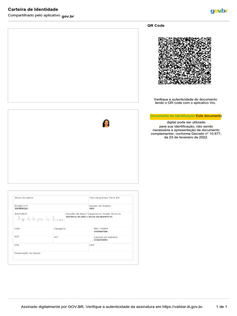 Identidade PDF | PDF