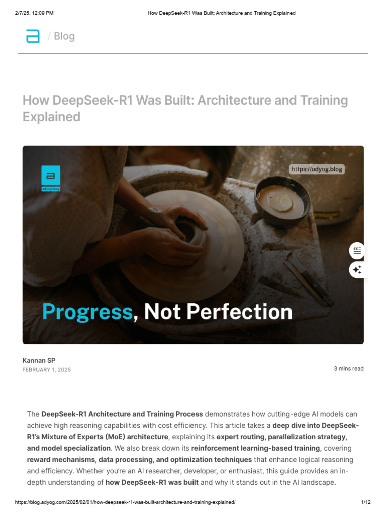 DeepSeek-R1 Architecture and Training | PDF | Artificial Intelligence ...