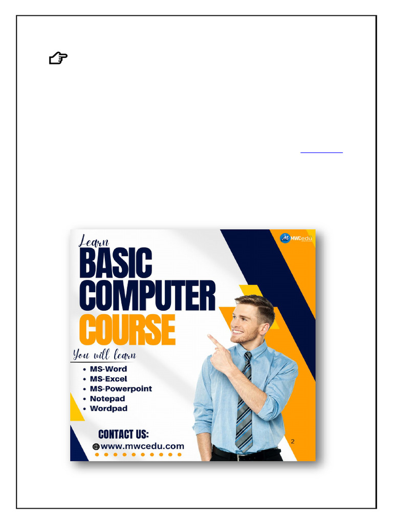 ?learn The Basics of Computers With MWCEDU | PDF | Microsoft Word | Computing