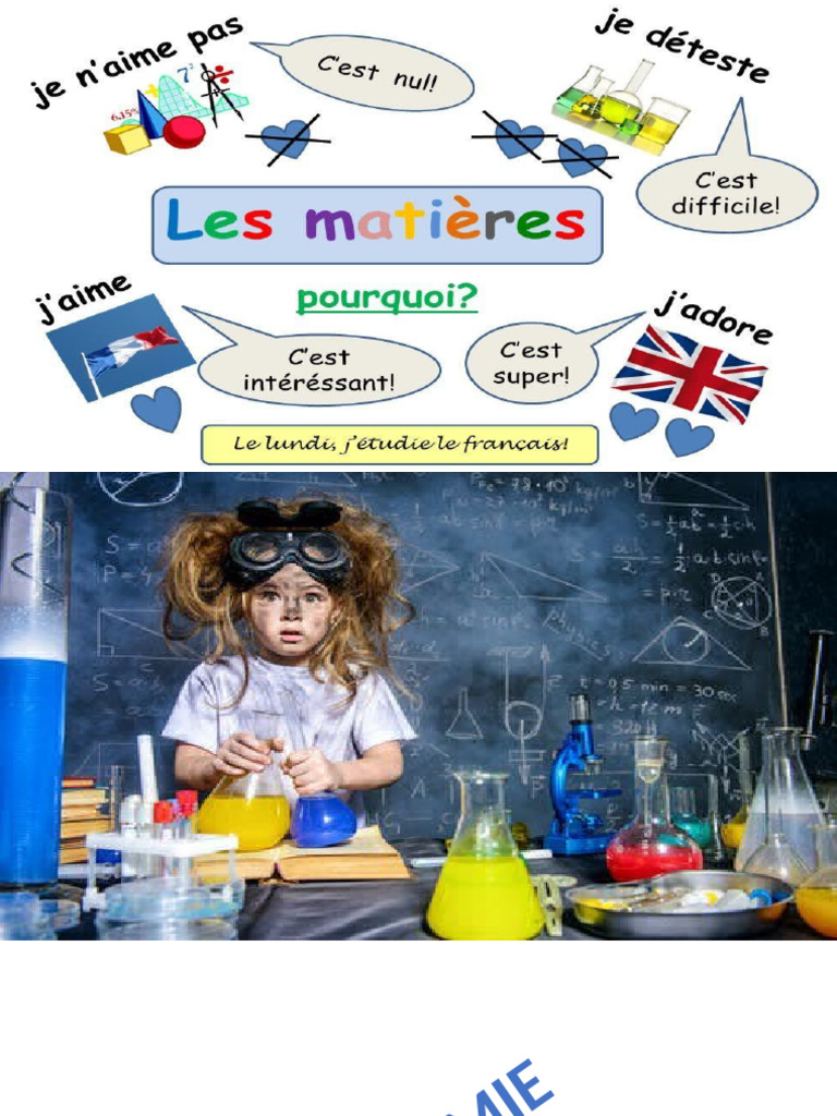 Les Matières Escolaires Et L'école | PDF