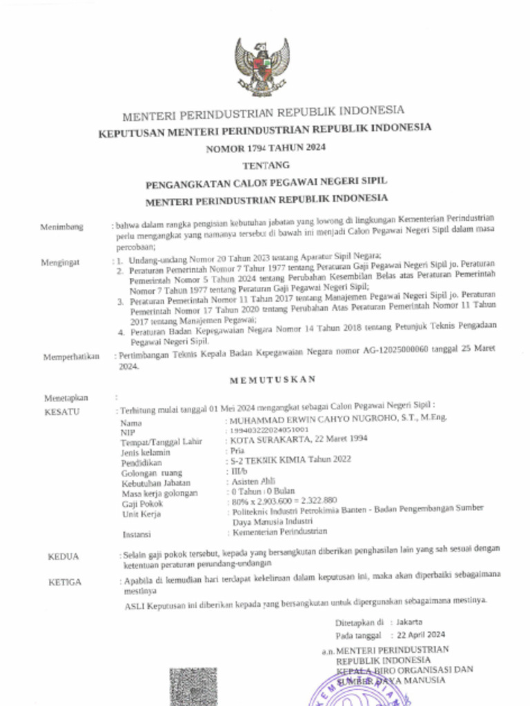 1794 Tahun 2024 - Muhammad Erwin Cahyo Nugroho | PDF