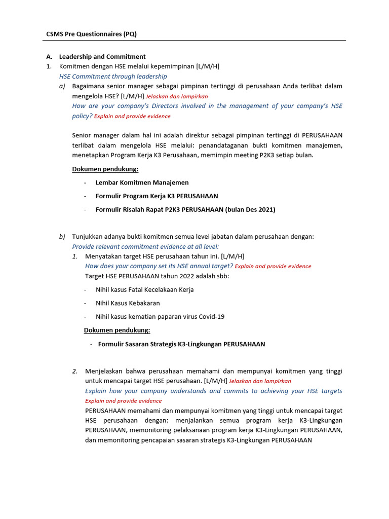 Daftar Dokumen Csms App Sinarmas | PDF