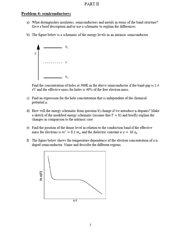 Band Structure of Semiconductors Explained | PDF | Chemical Bond ...