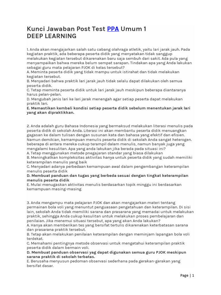 Contoh Soal Deep Learning | PDF