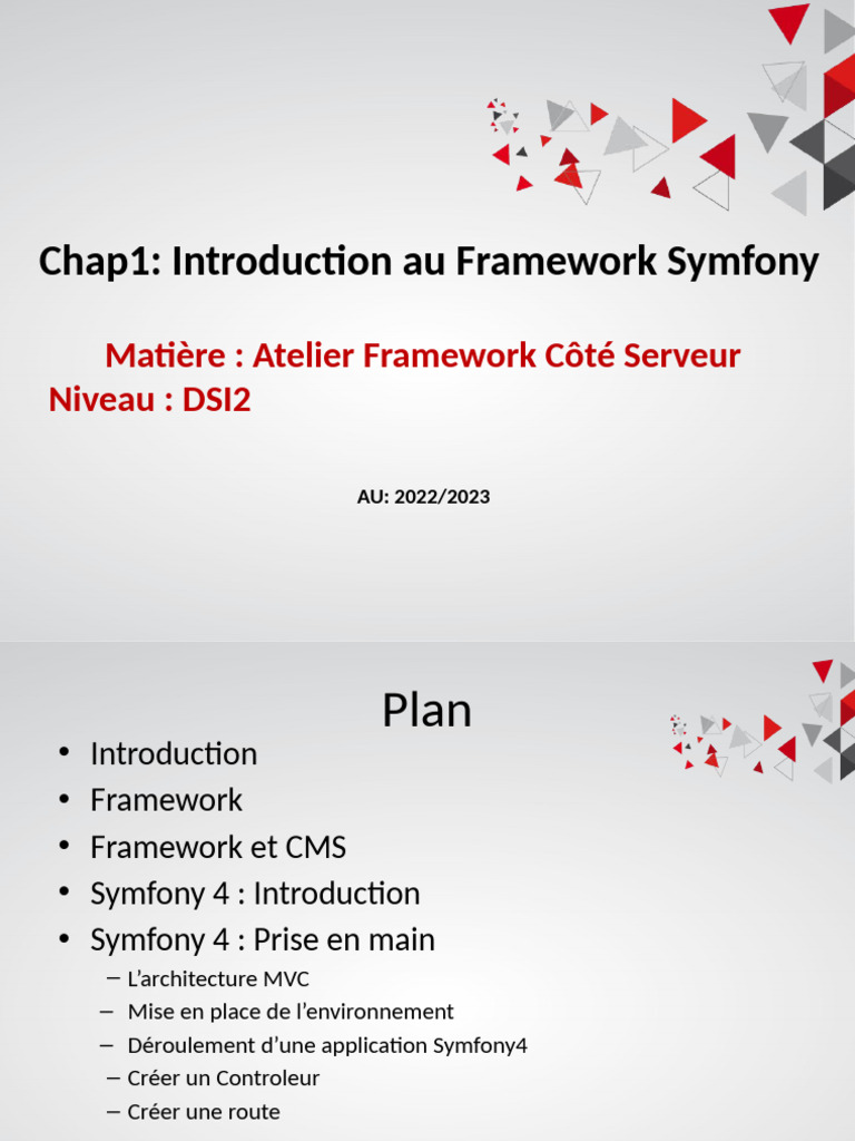 Chap1 Introduction SMF4 | PDF | Modèle-vue-contrôleur | Infrastructure ...
