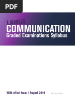 LAMDA Syllabi Communication FINAL | PDF | Learning | Poetry