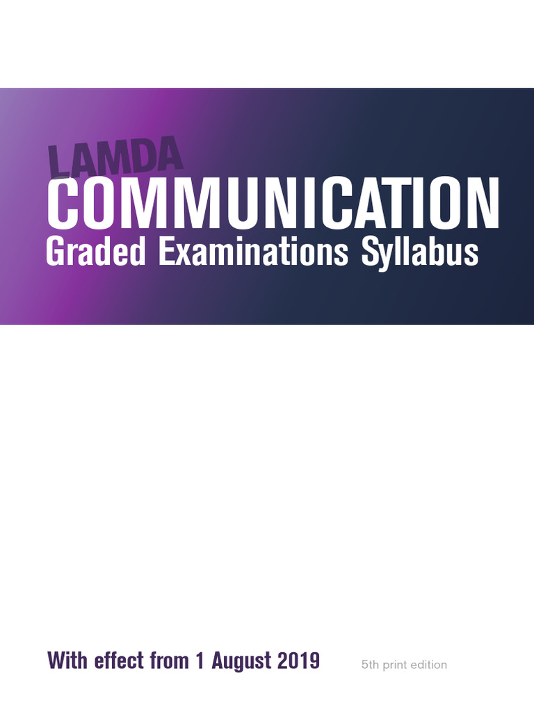 Communication Exam | PDF | Learning | Communication