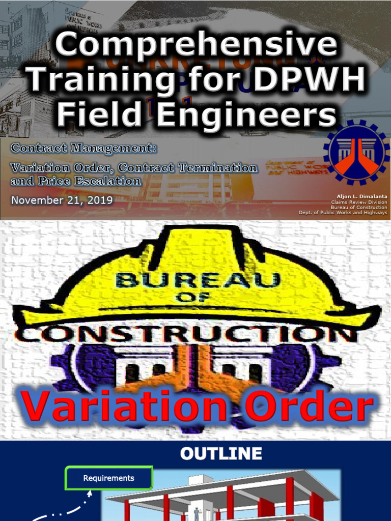 Variation Orders in Contract Management | PDF