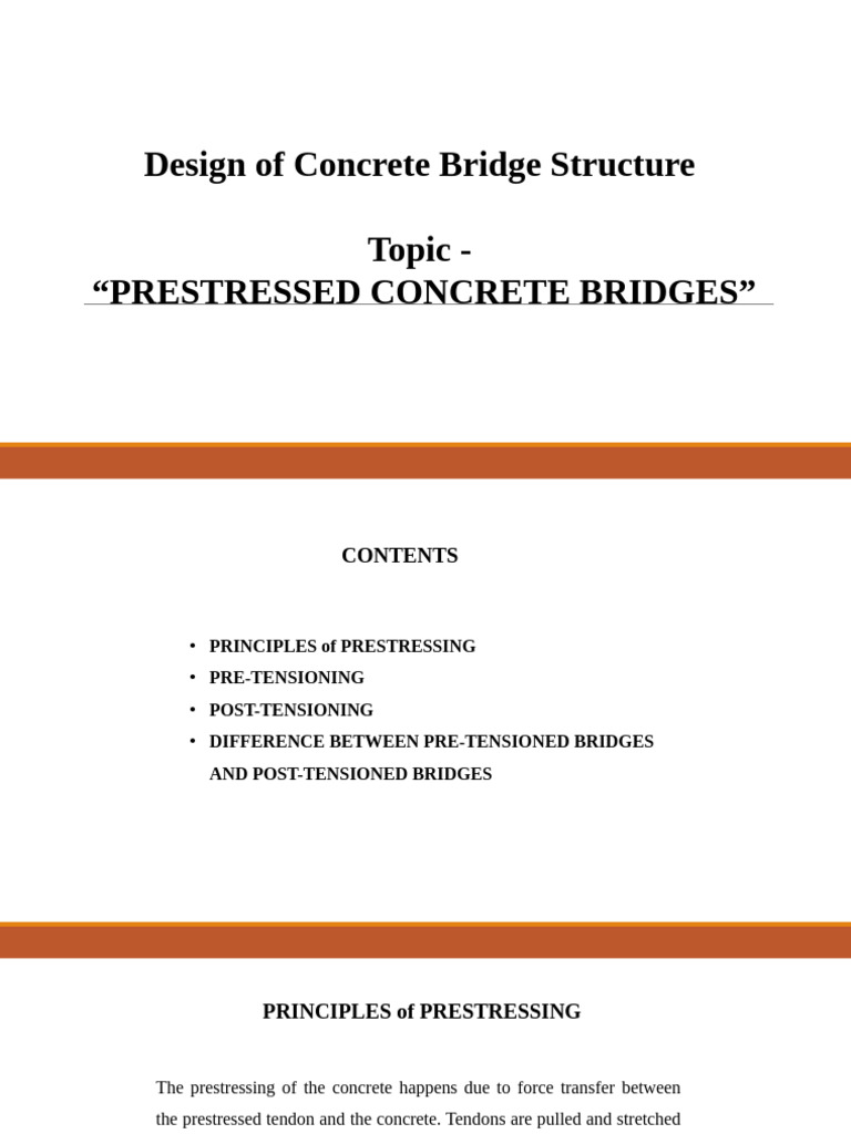 Prestressed Concrete Bridges | PDF | Prestressed Concrete | Concrete