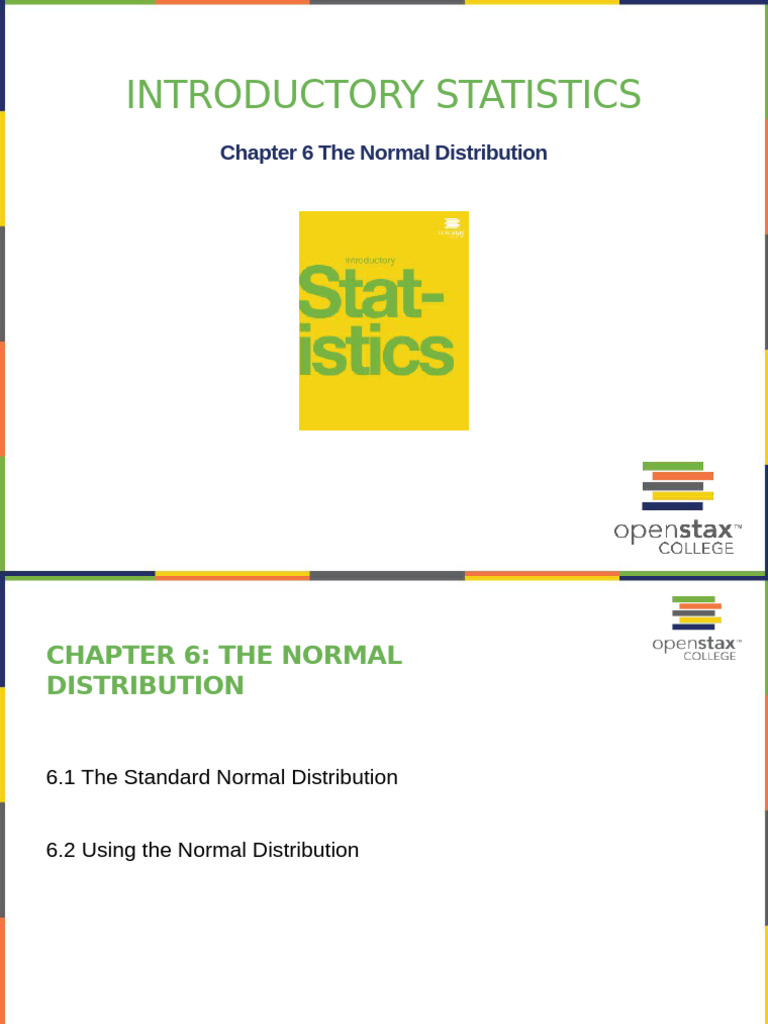 Lecture 6 the Normal Distribution | PDF | Normal Distribution ...