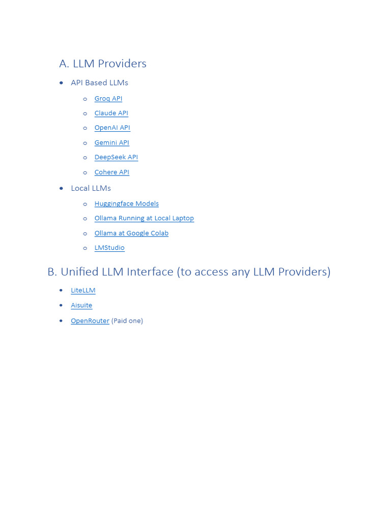 LLM Providers | PDF