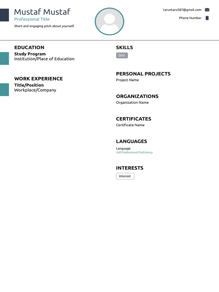 Mustaf's Resume | PDF