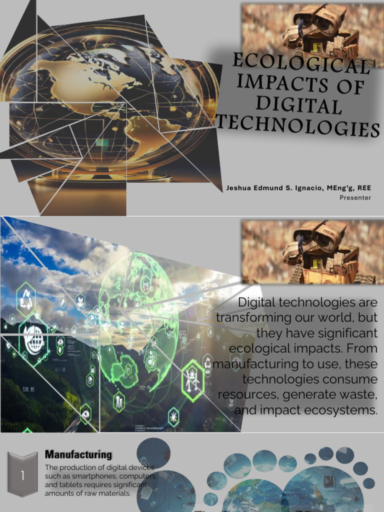 Ecological Impacts of Digital Technologies Ph.D-Technology Management | PDF | Electronic Waste ...