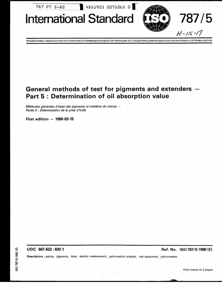 ISO 787-5-1980 Scan | PDF