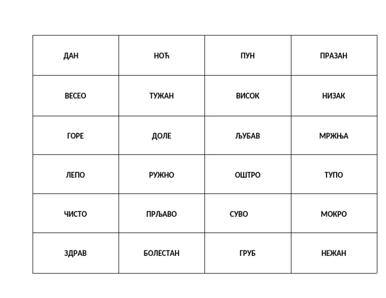 4. Domine Za Spajanje Parova, Prilog 4 | PDF