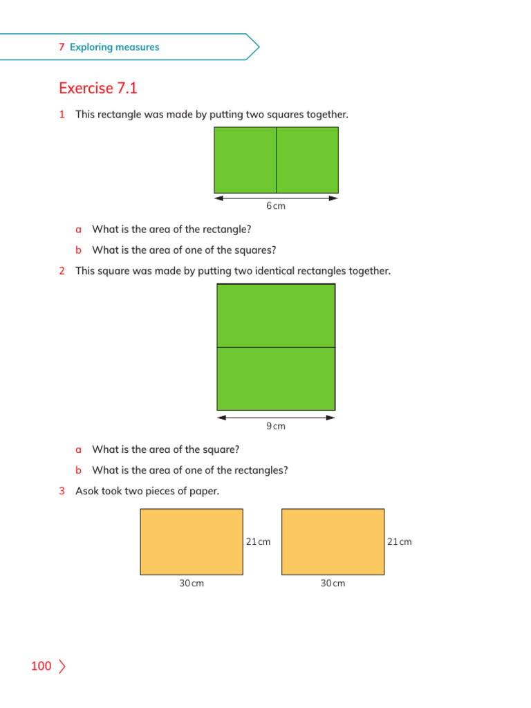 Maths LB Grade 6 P-Lesson21 | PDF | Area | Rectangle