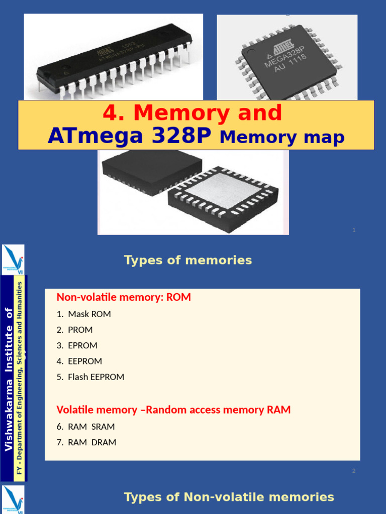 ATmega328P Memory Map Overview | PDF | Random Access Memory | Read Only ...