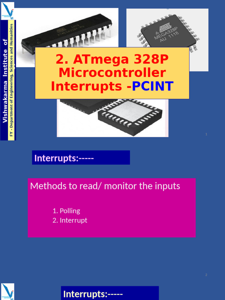 Unit52. ATmega328 PCInterrupt | PDF | Microcontroller | Office Equipment