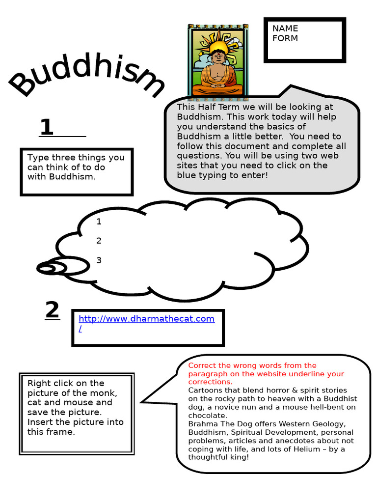Basics of Buddhism: Student Activity Guide | PDF | Eastern Philosophy ...
