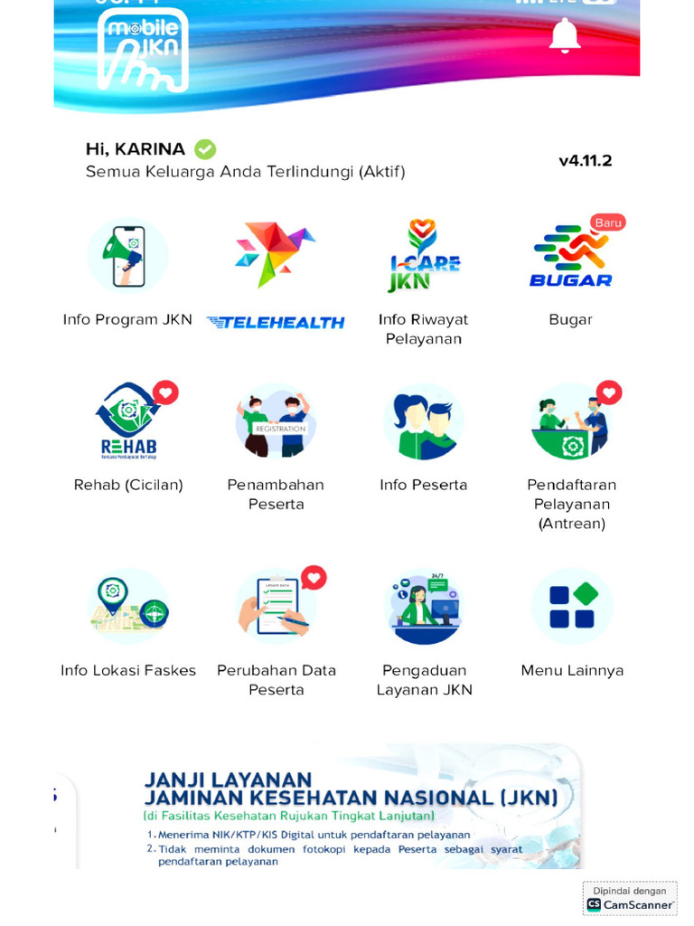 Tampilan Utama JKN | PDF