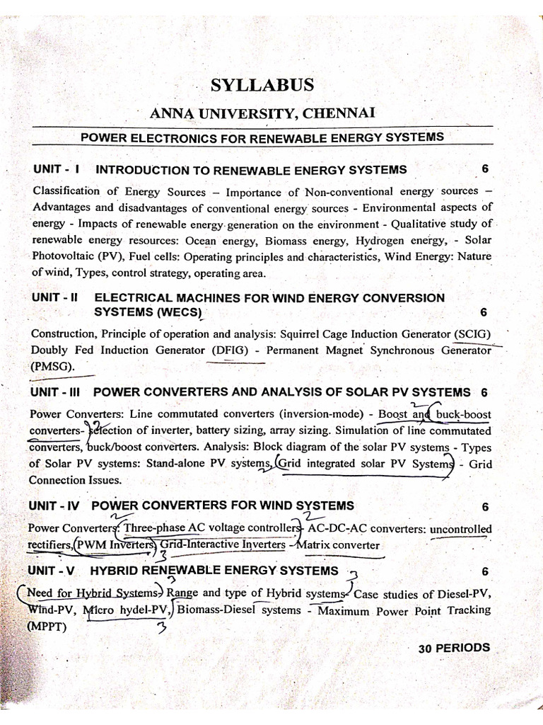 Power Electronics For Renewable Energy Unit 1,2 | PDF