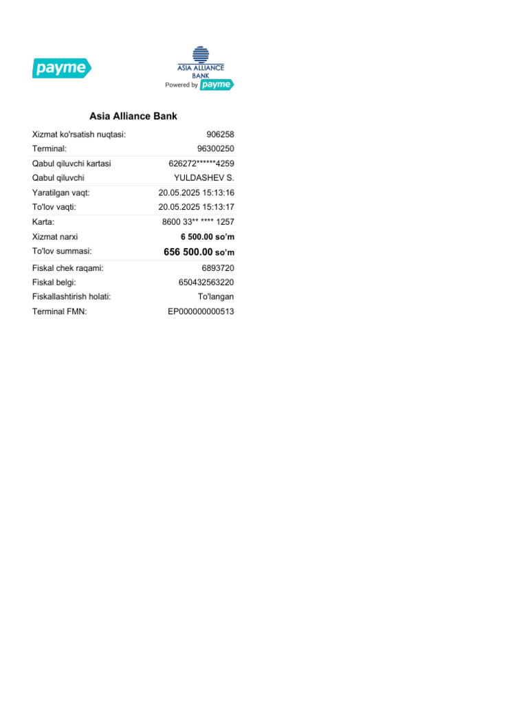 Asia Alliance Bank - 20!05!2025 | PDF