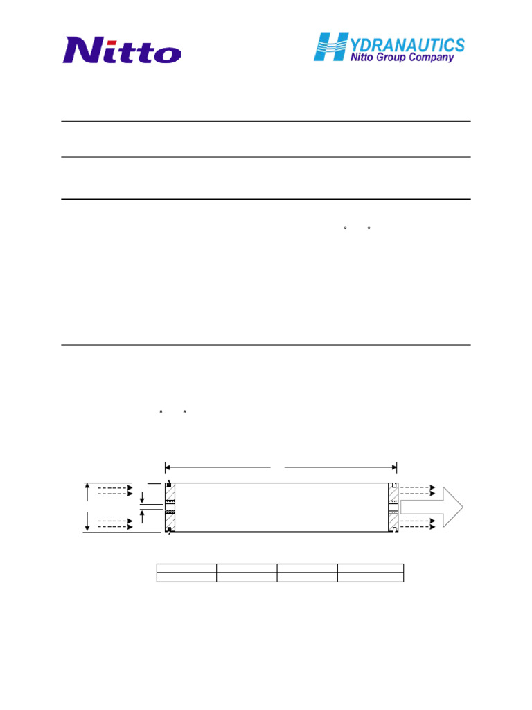 Màng Ro Lọc Nước Nitto Espa1 | PDF | Membrane | Chemical Processes