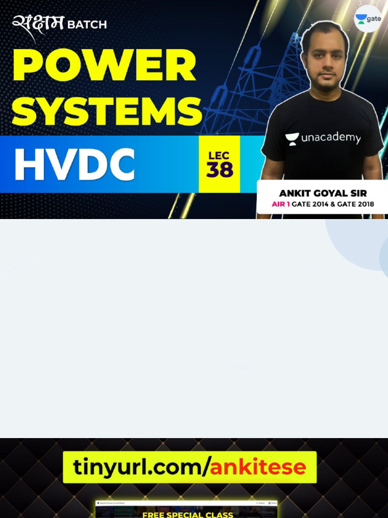 Lecture-38 HVDC | PDF | High Voltage Direct Current | Alternating Current