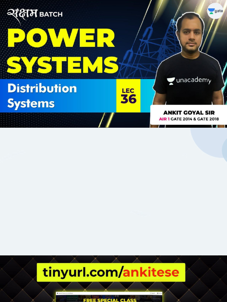 Lecture-36 Distribution Systems | PDF