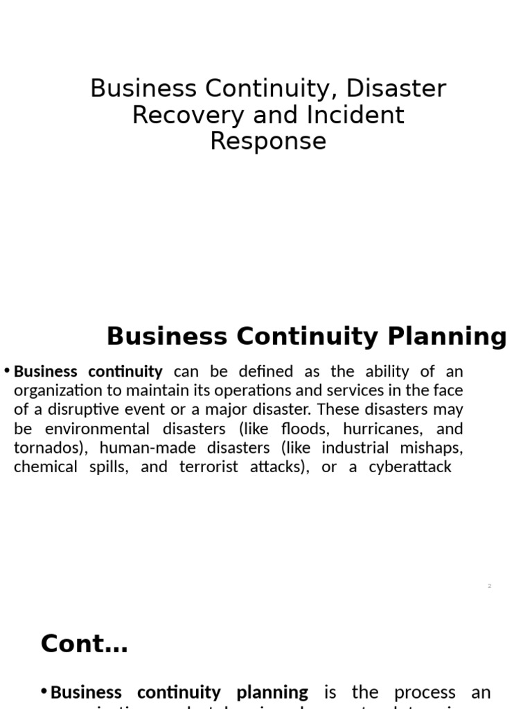 Business Continuity & Disaster Recovery Guide | PDF | Security ...
