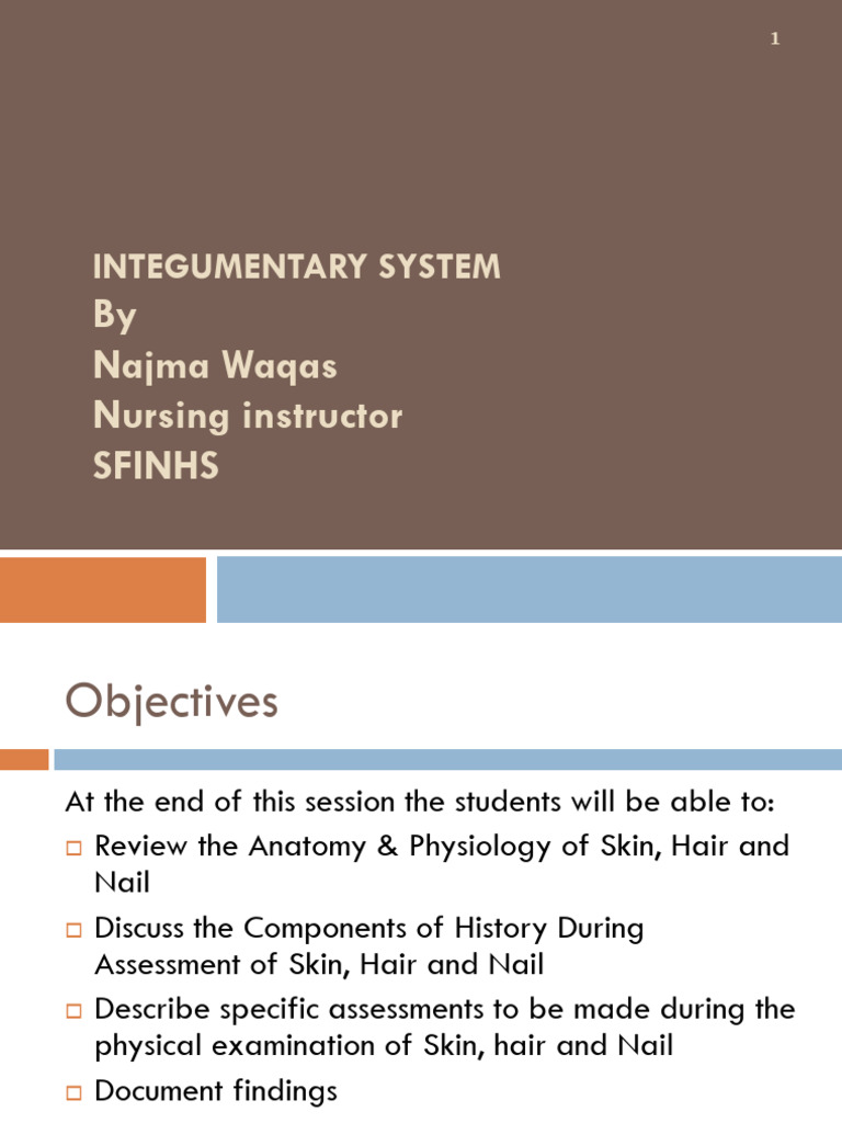 Assessment - of - Integumentary - System Total | PDF | Nail (Anatomy ...
