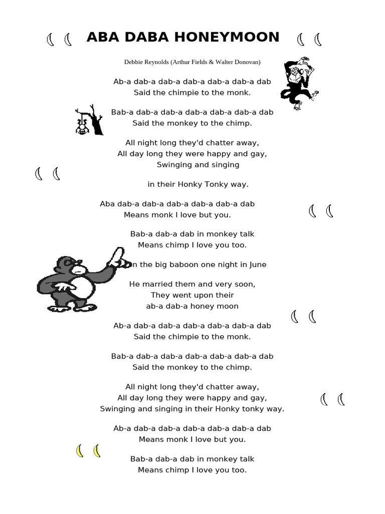 Aba Daba Honeymoon Lyrics Explained | PDF