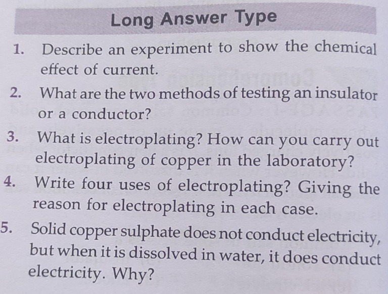 Long Answer Questions | PDF