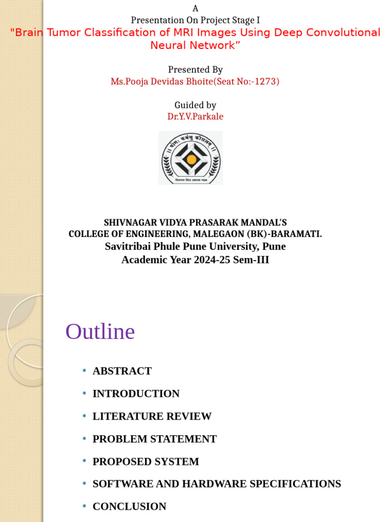 Brain Tumor MRI Classification Using DCNN | PDF | Brain Tumor | Support ...