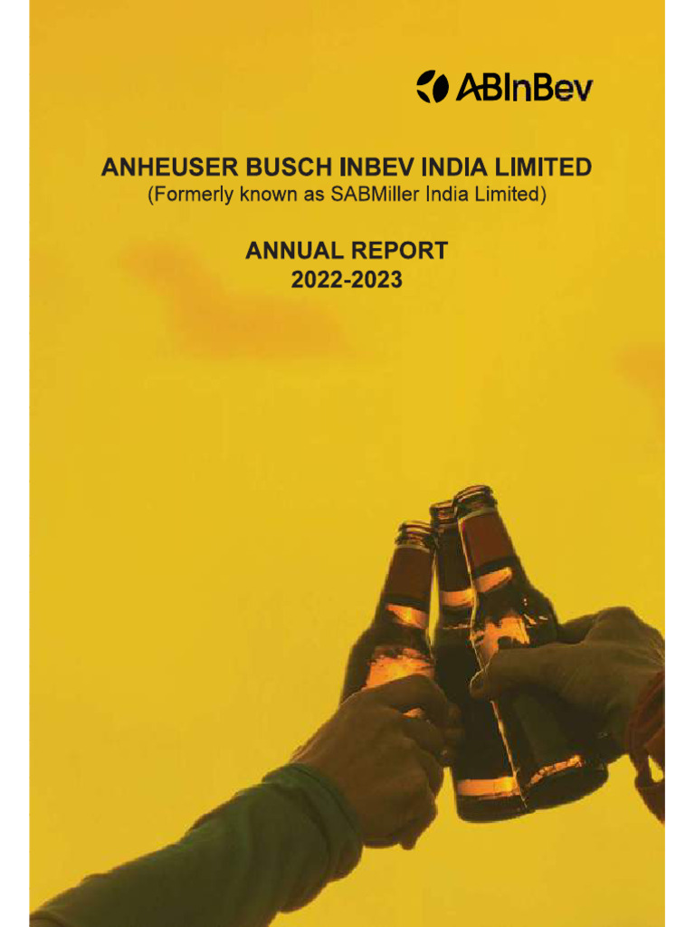 Anheuser Busch Inbev India Annual Report 2022-23 | PDF | Audit | Auditor's Report