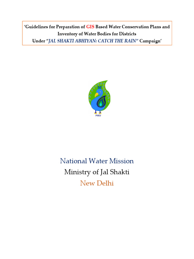 GIS Water Conservation Guidelines | PDF | Geographic Information System ...