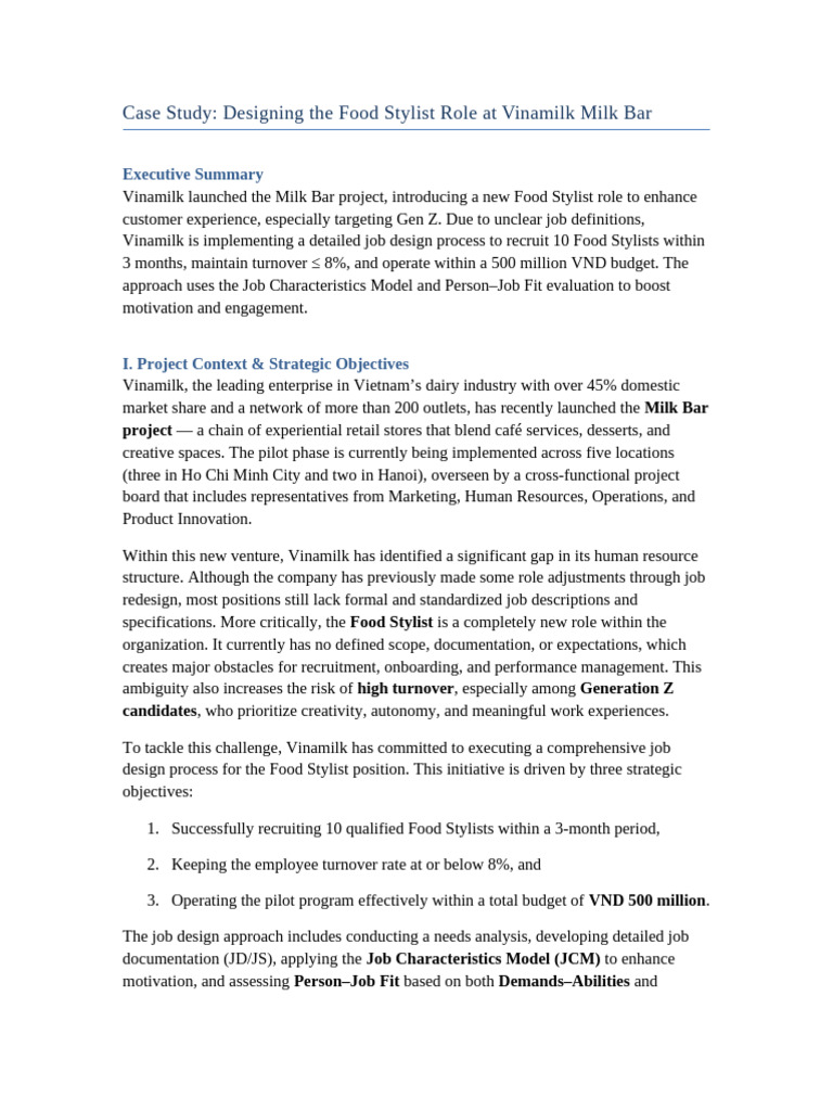 Case Study + Brief + Questions (English) | PDF | Cognition | Business