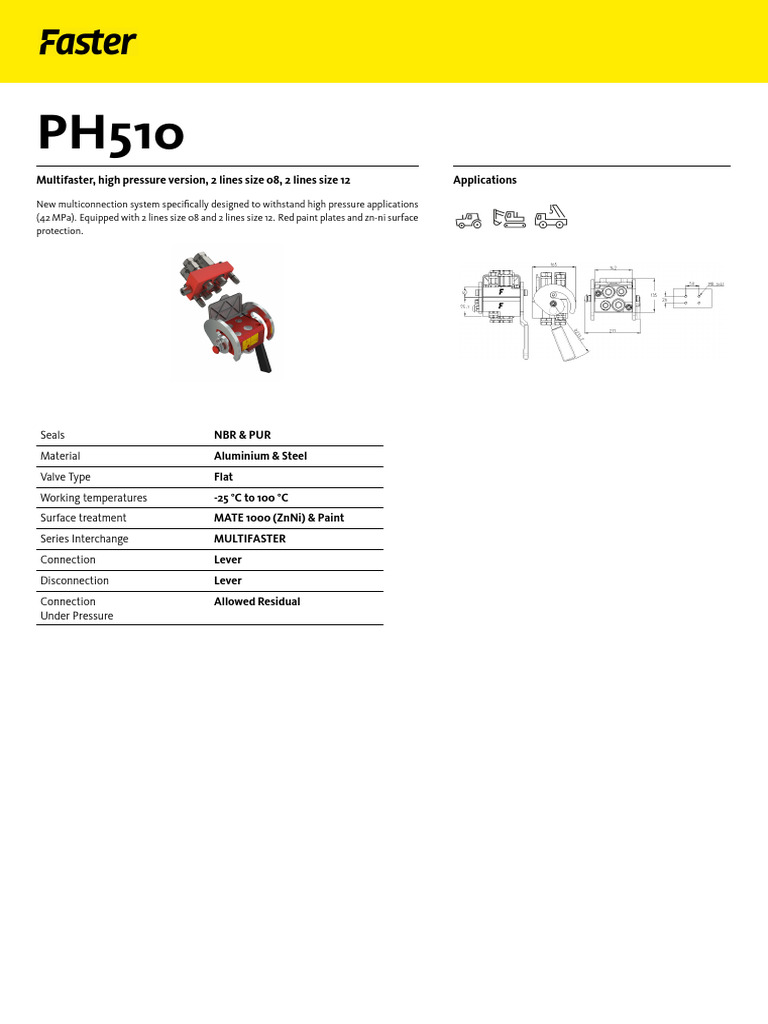 ProductSerieSheet PH510 en | PDF