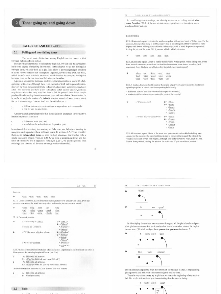 Tone - Introduction (Pp. 15-24) | PDF