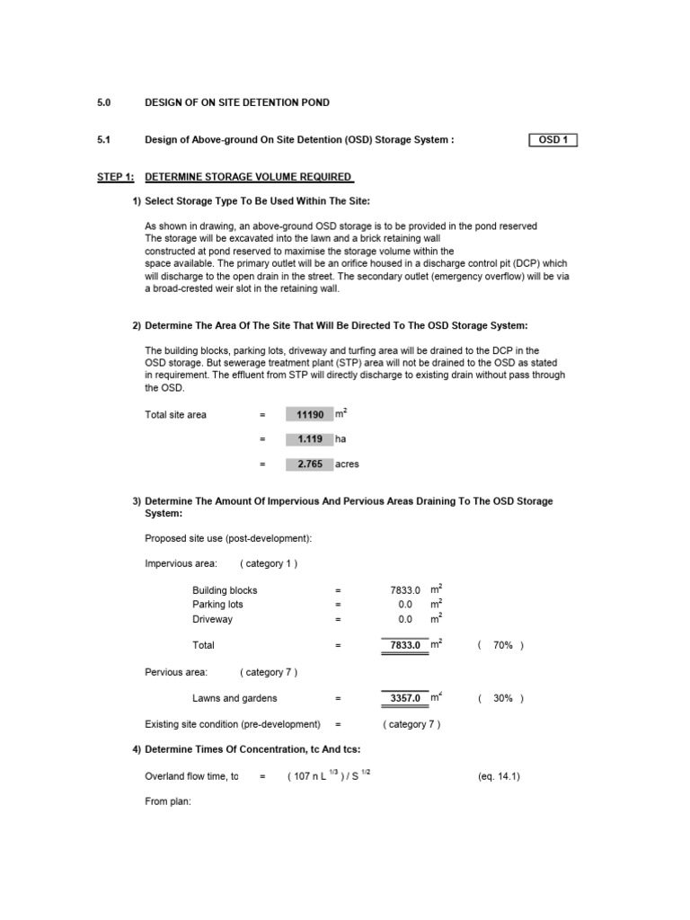 Design of Osd Ground With DCP | PDF | Drainage Basin | Earth Sciences