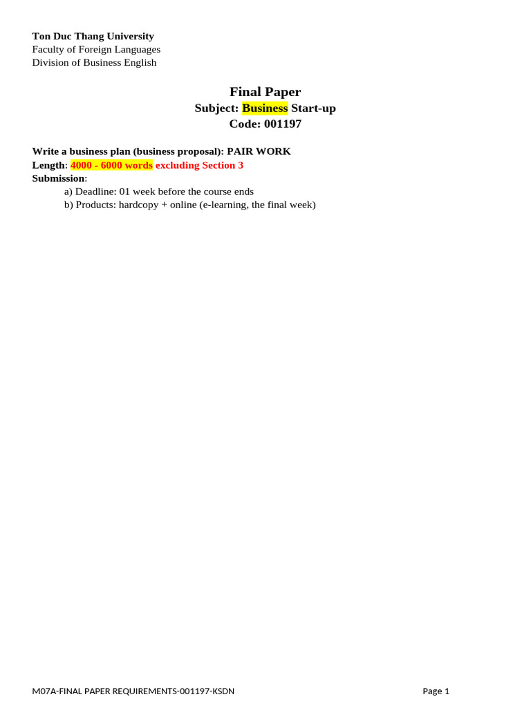 4a. (Revised) CK-HƯỚNG DẪN VIẾT BÁO CÁO-001197-KSDN | PDF | Employment | Marketing