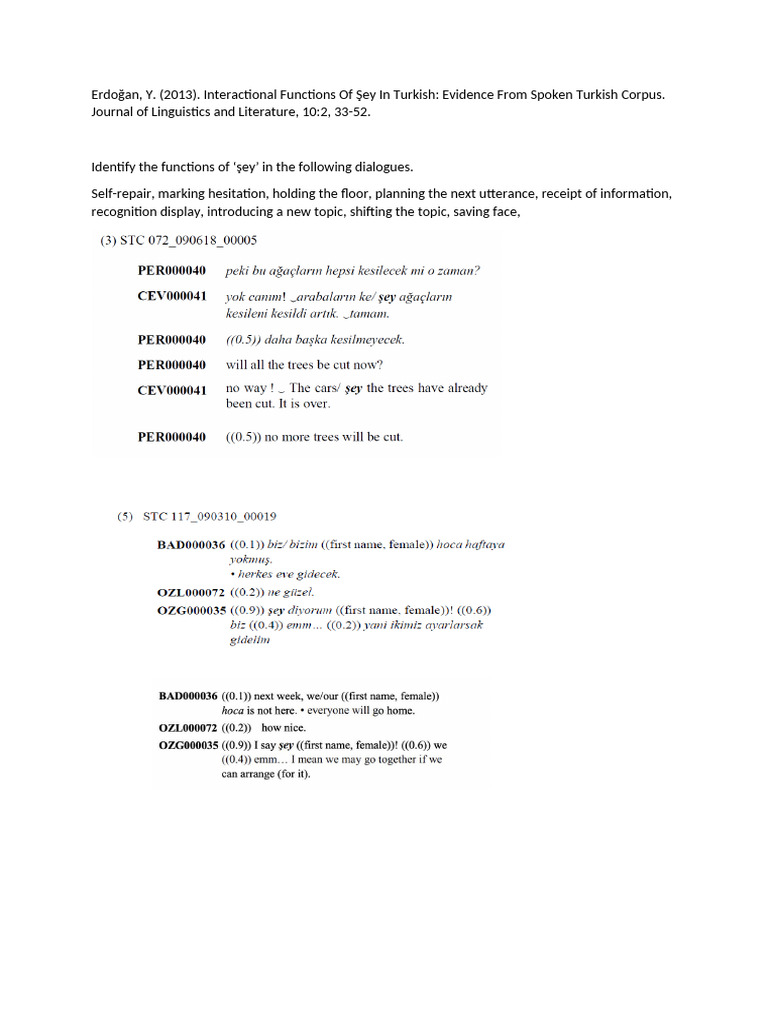 Exercise Discourse Particle | PDF