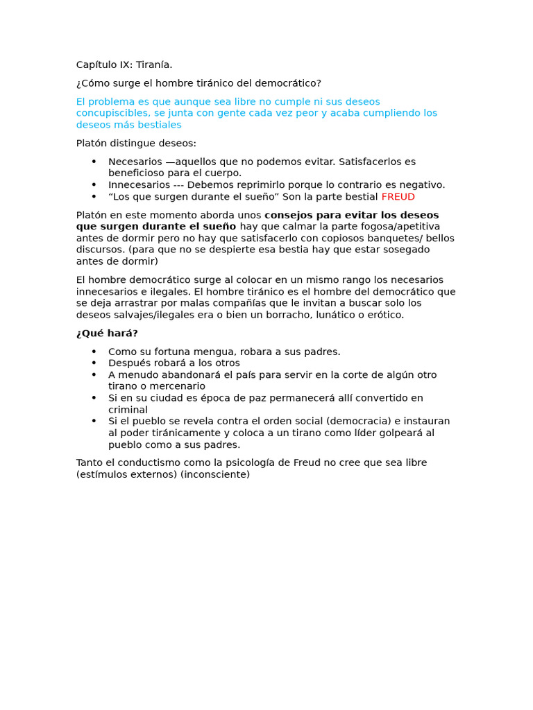 Capítulo IX Platón | PDF