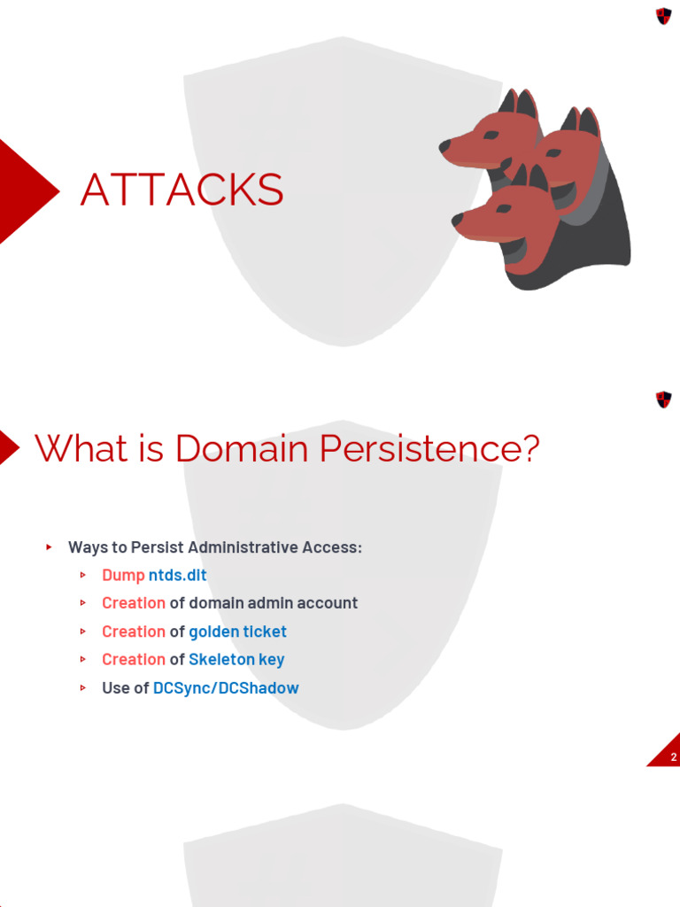 Active Directory Persistence | PDF