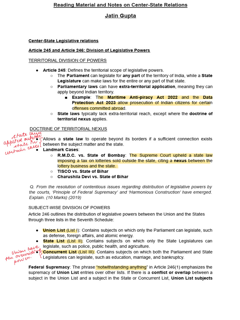 Classroom 1 Class Part II 45938667 | PDF | Taxes | Governance