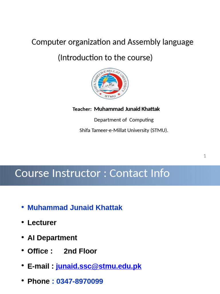 Lecture 1-2 - Introduction and Basic Computer Organization. | PDF | Central Processing Unit ...