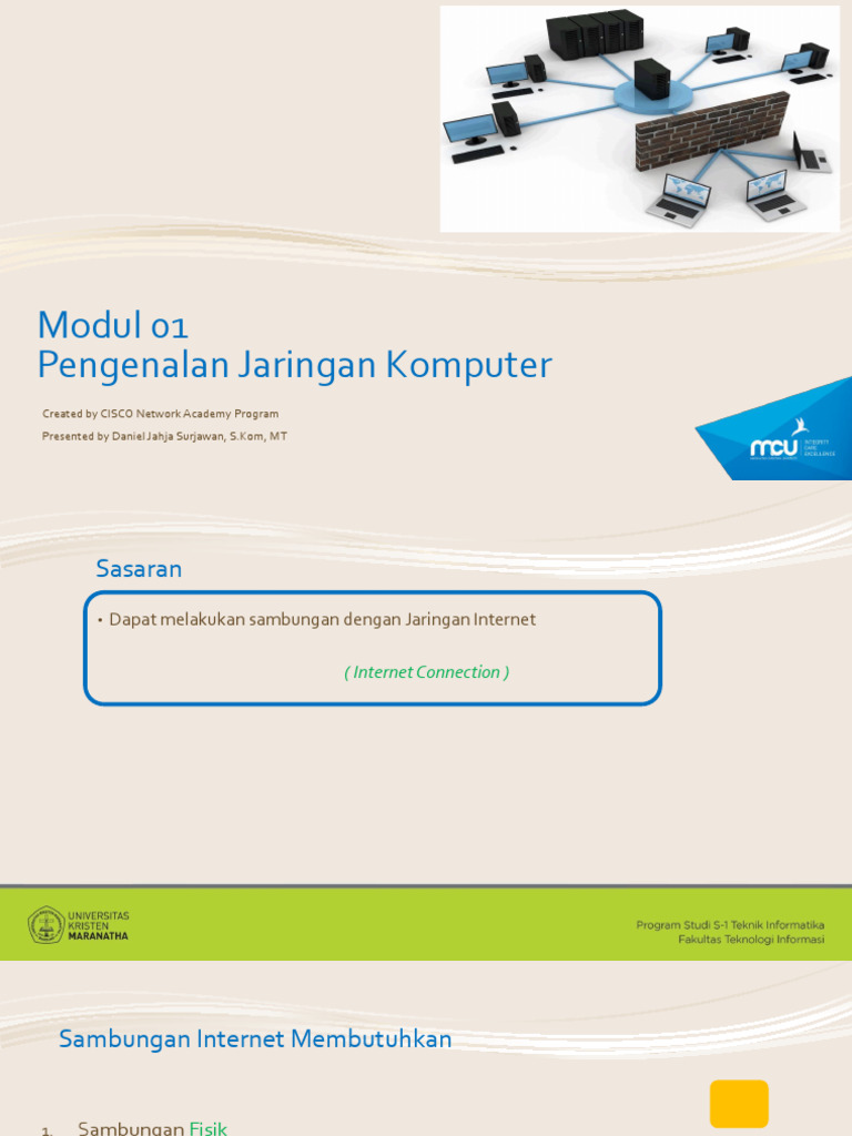Modul01 Pengenalan Jaringan Komputer | PDF