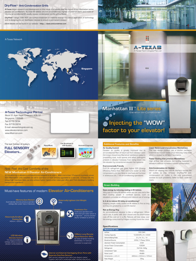 A-Texas Manhattan II Lite Brochure | PDF